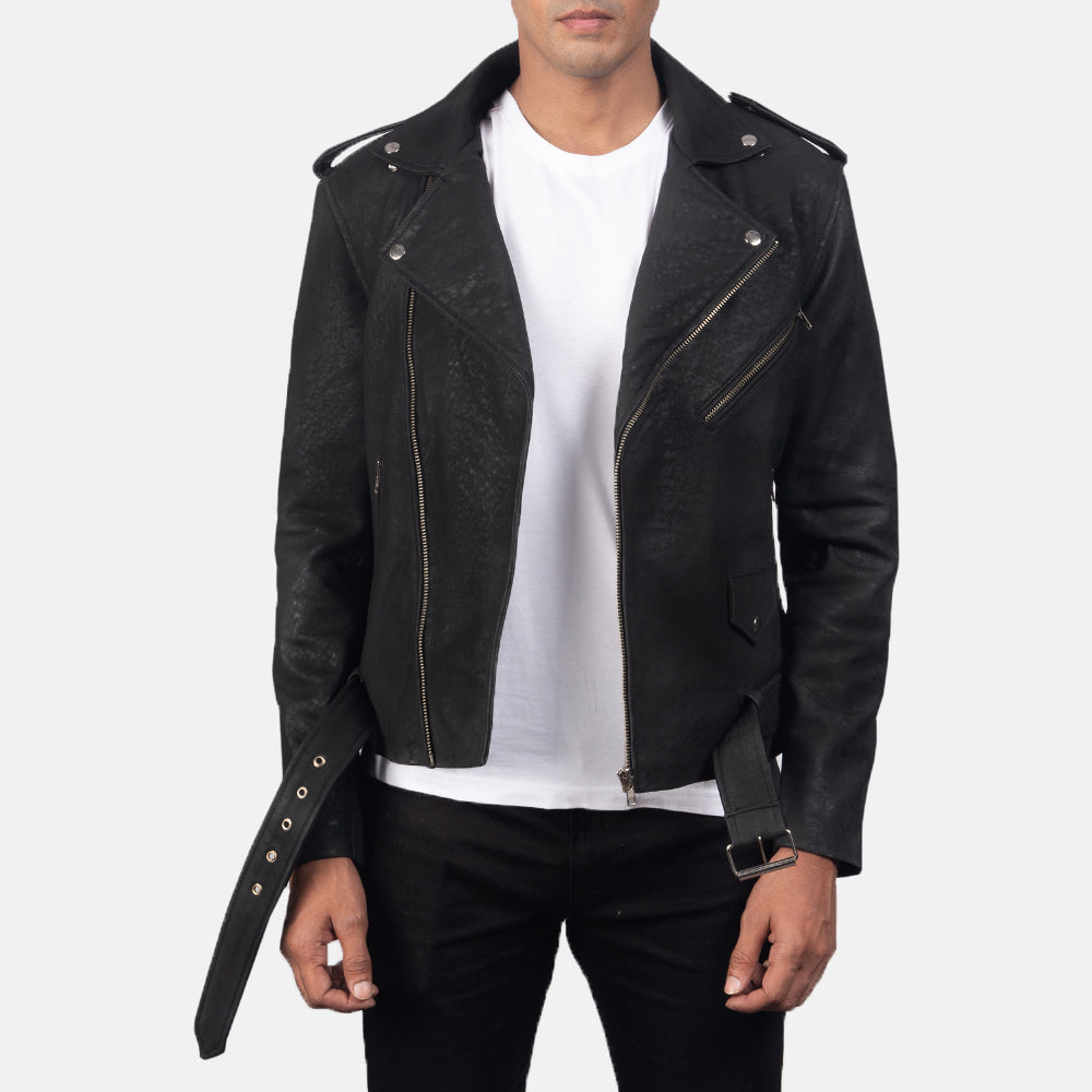 Blackstone Leather Biker Jacket – TannerEx